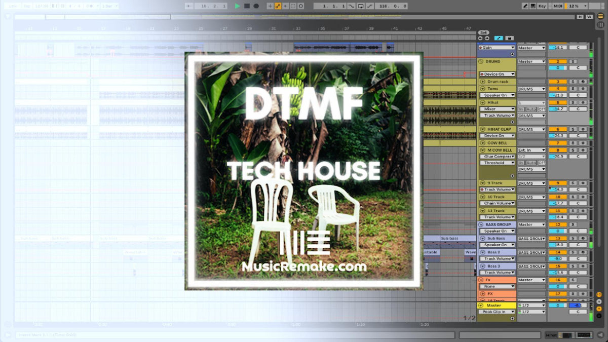 Tech House Template- DTMF (BAD BUNNY) – MusicRemake